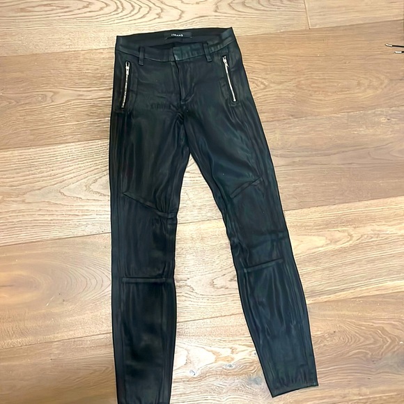 J Brand | Pants & Jumpsuits | J Brand Black Sheen Pants | Poshmark